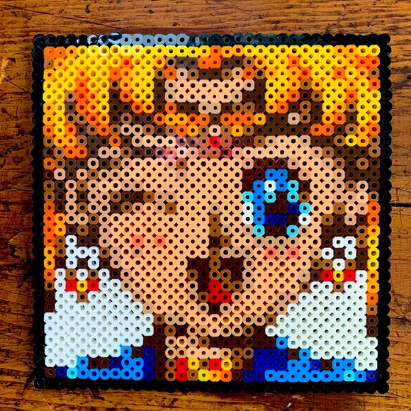 Wall Decor | Sailor Moon Glossy Perler Pixel Art 6x6 | Poshmark